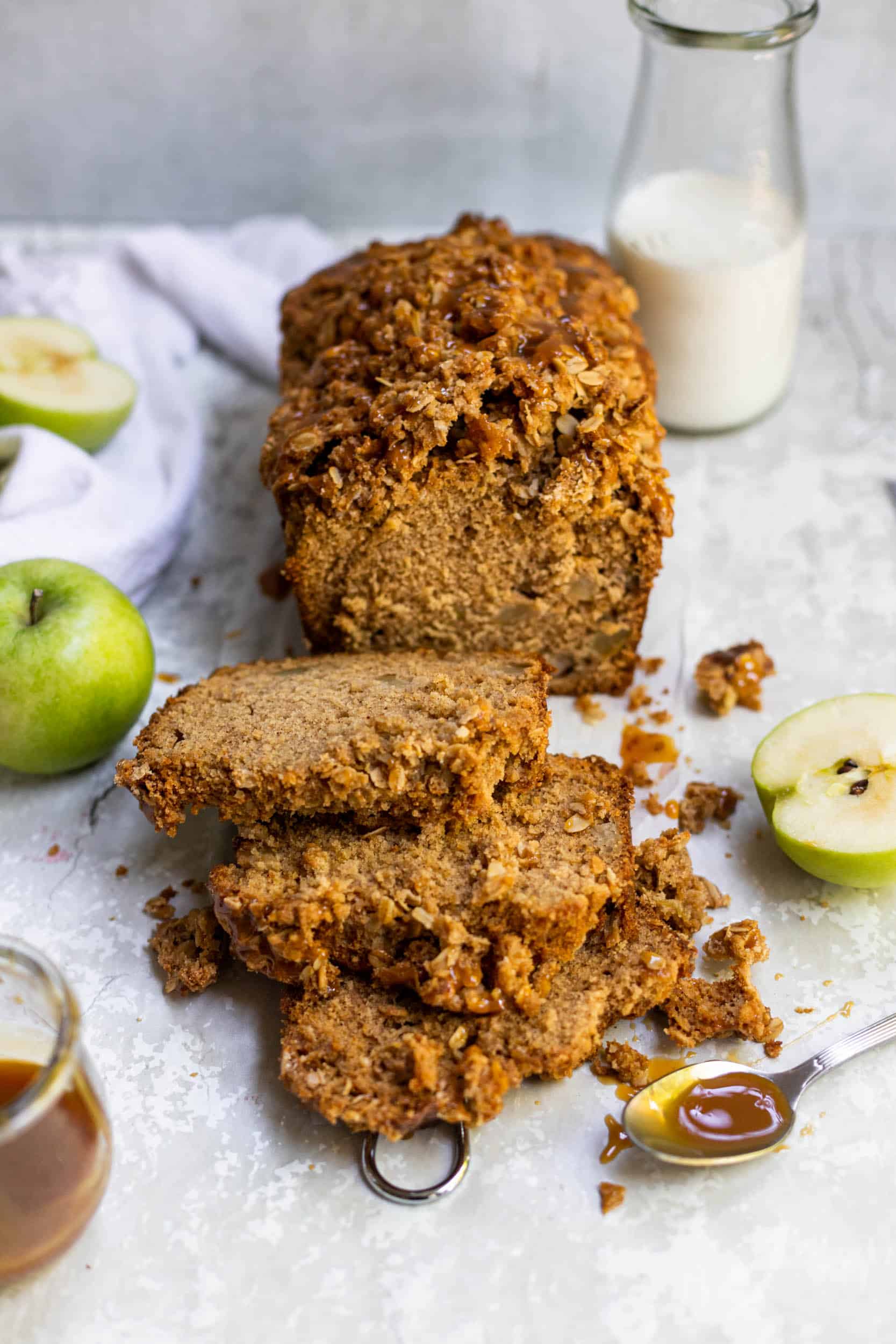 Caramel Apple Loaf Cake - Lenox Bakery