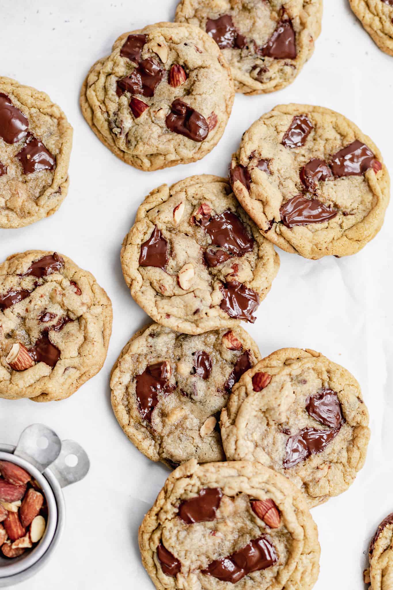 Toasted Almond Chocolate Chip Cookies - Lenox Bakery