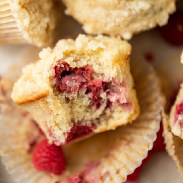 Easy Moist Lemon Raspberry Muffins - Lenox Bakery